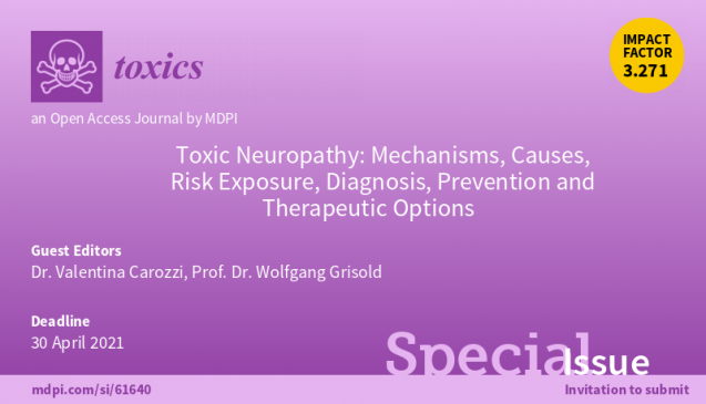 special-issue-on-toxic-neuropathy-open-for-submission-experimental-neurology-unit-school-of